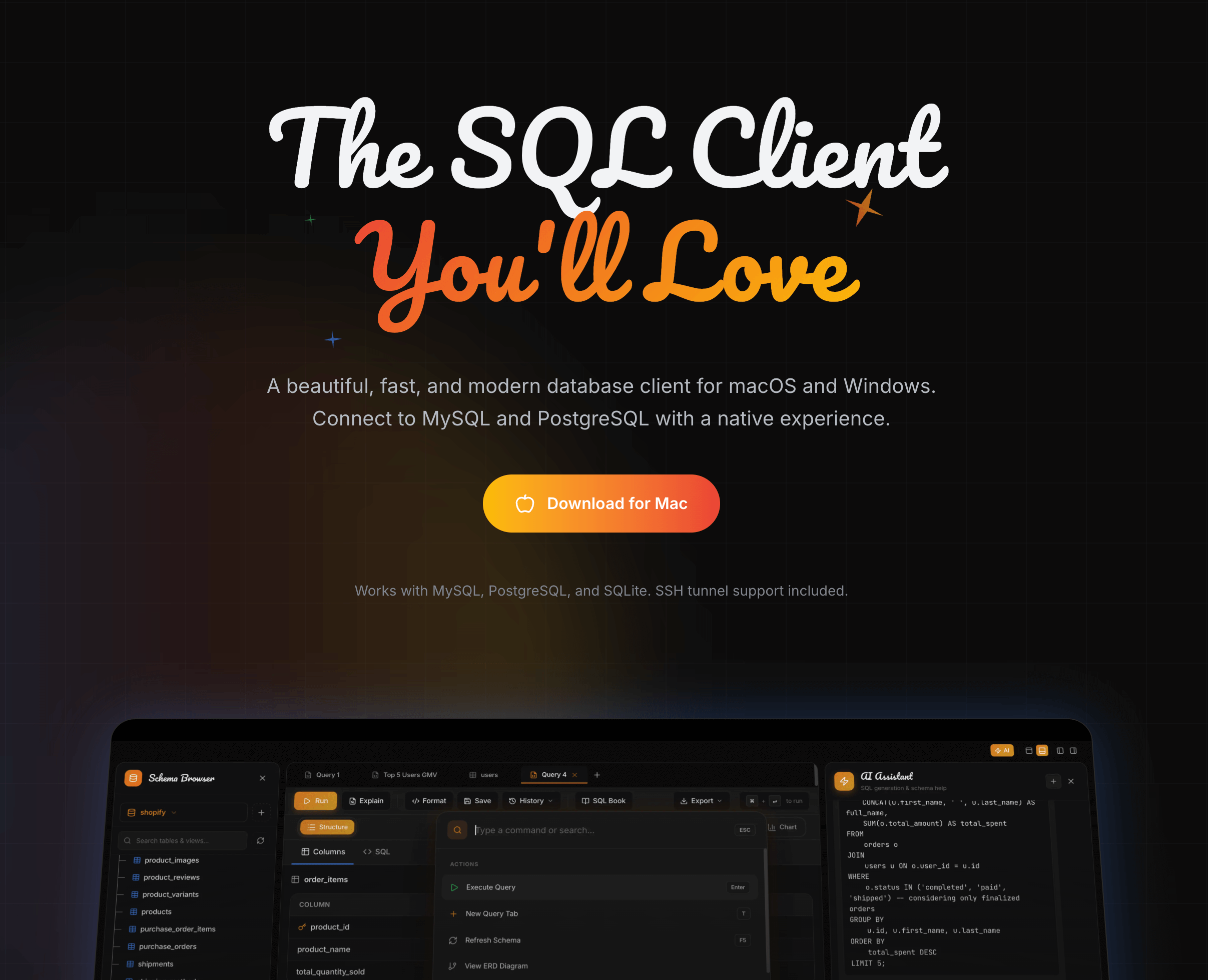 DBView - The Database Client You'll Love Using